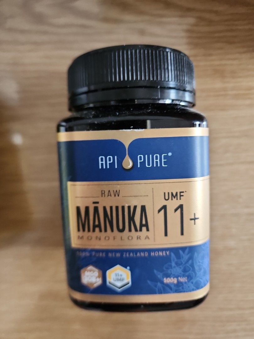 Umf 11+ Api Pure raw manuka honey, Health & Nutrition, Health ...
