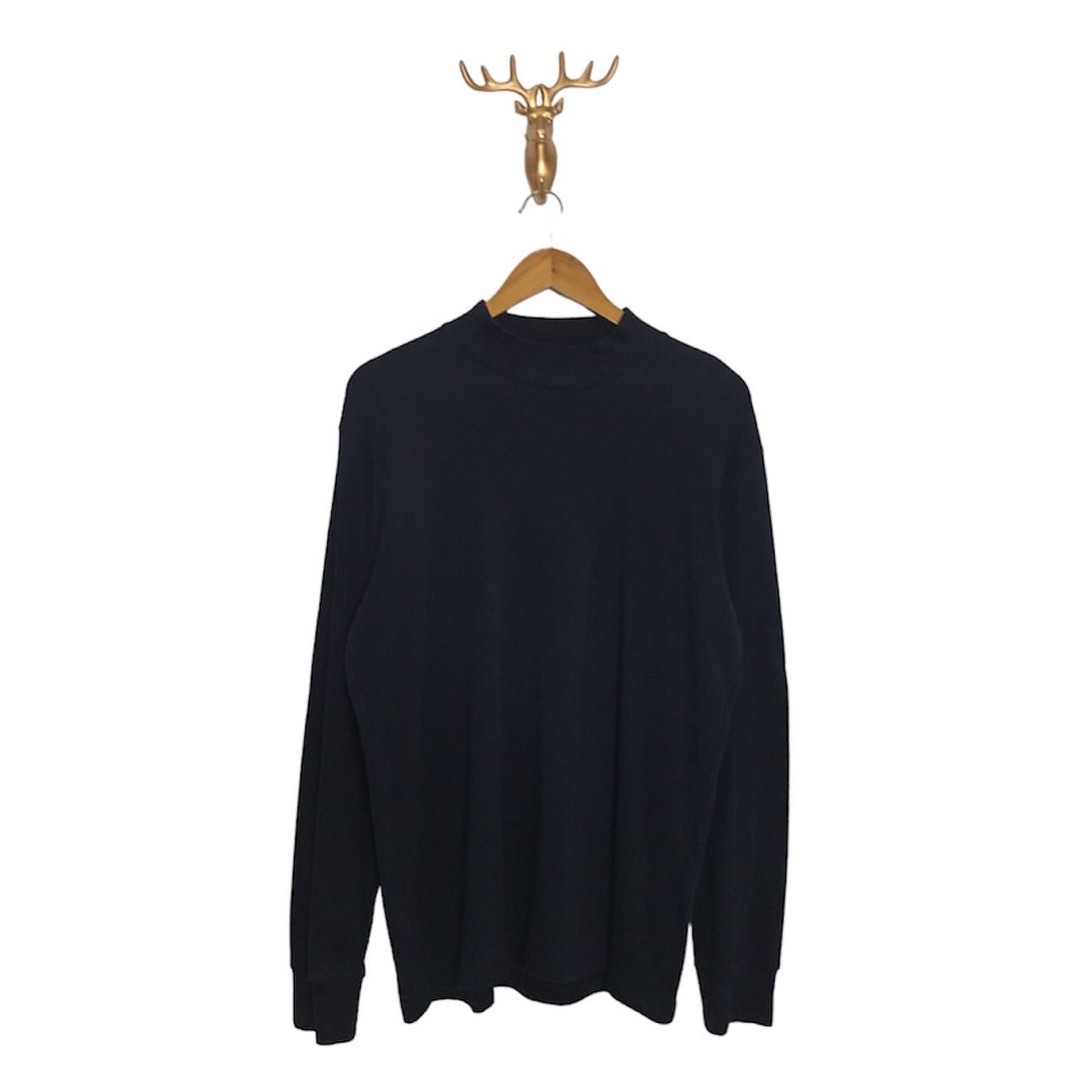 Uniqlo Mock Neck, Men's Fashion, Tops & Sets, Formal Shirts on Carousell
