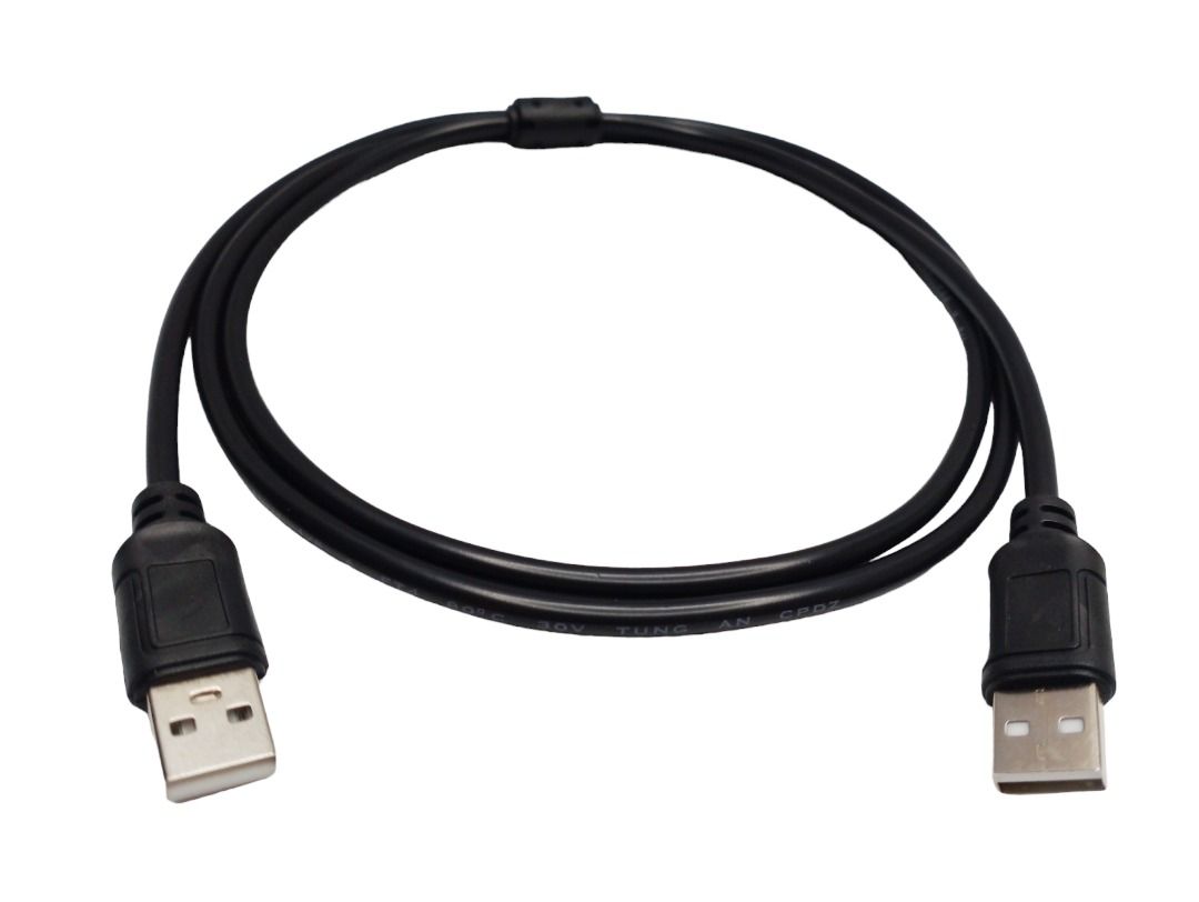 USB MALE to USB MALE TYPE A 2.0 EXTENSION CABLE with DATA TRANSFER, 1.5 ...
