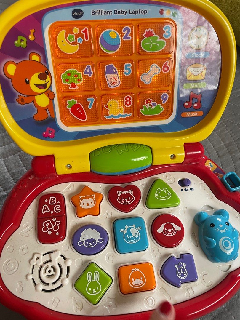 V Tech Brilliant Baby Laptop, Babies & Kids, Infant Playtime on Carousell