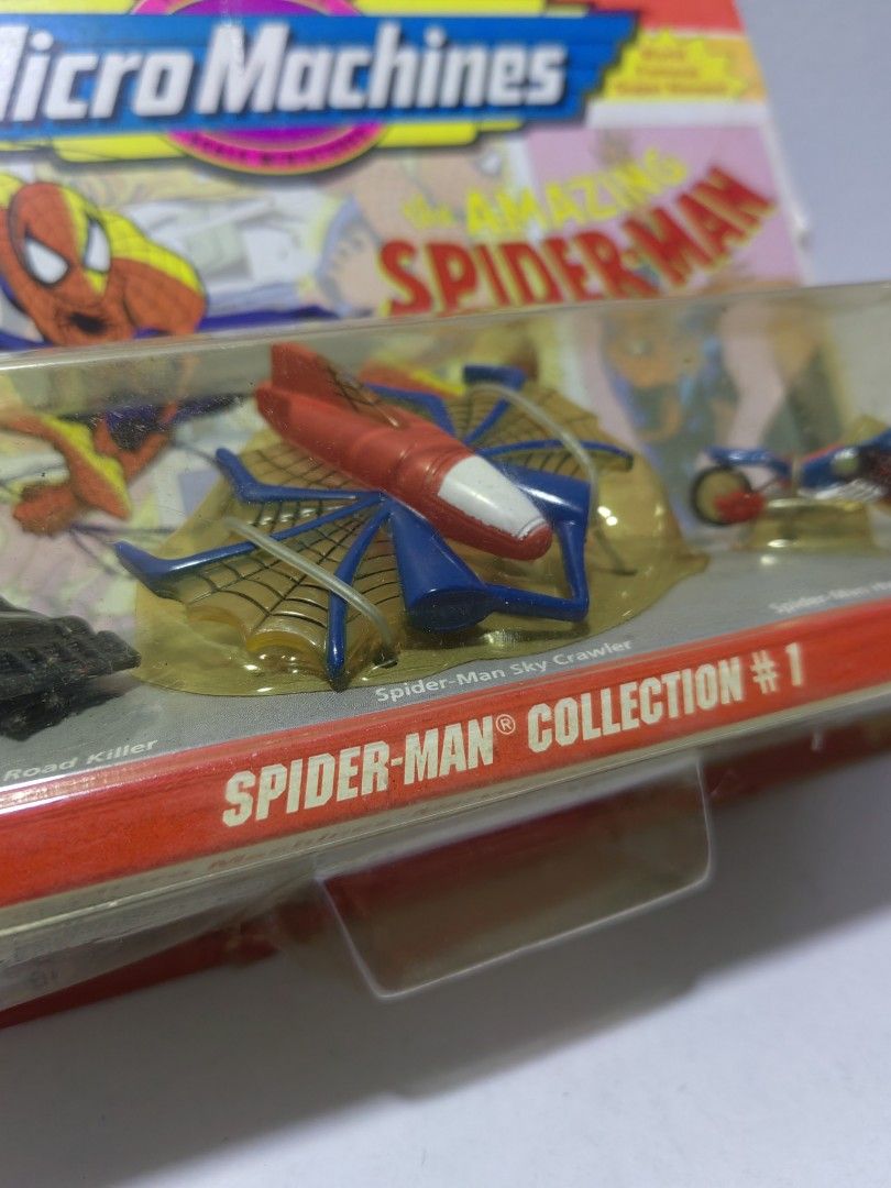 Vintage 1993 The Amazing Spiderman Collection #1 Micro Machines Galoob ...