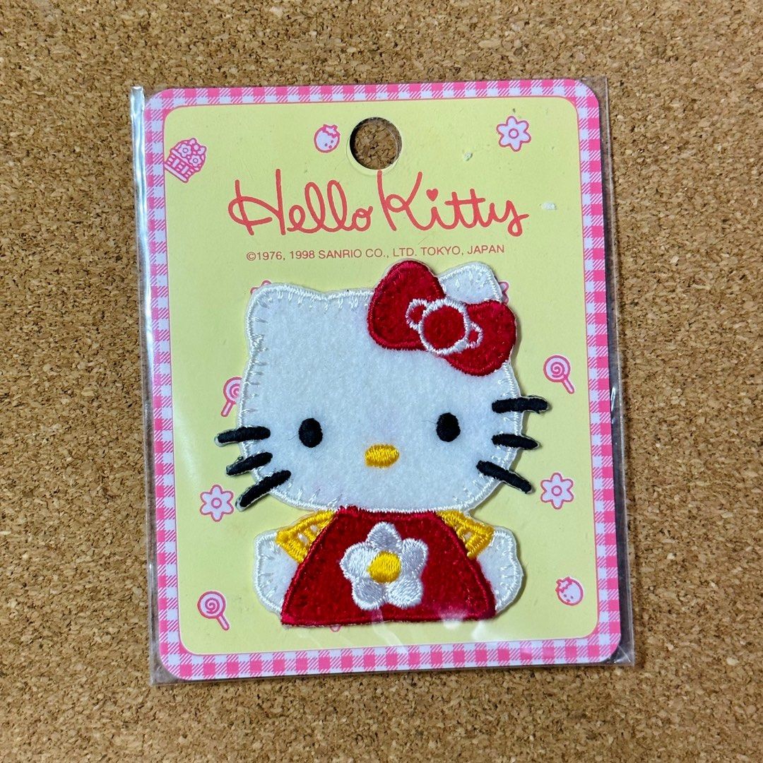 Vintage 1998 Sanrio Hello Kitty Iron-on Patch 5.2cm - Php 200, Hobbies ...