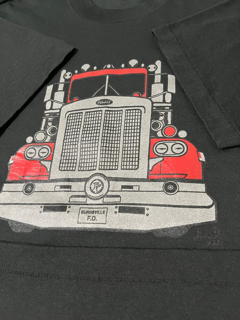 Vintage 80’s Peterbilt Truck Tee, Men's Fashion, Tops & Sets, Tshirts ...