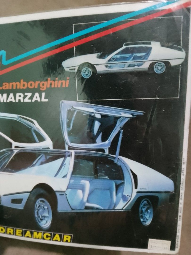 Vintage Lamborghini Marzal Mini Car Poster with signature of Hall of ...