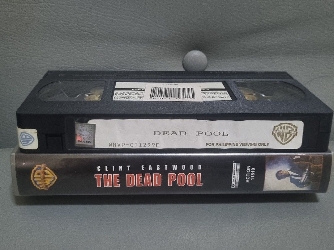 Vintage VHS Tape The Dead Pool Clint eastwood, Hobbies & Toys ...