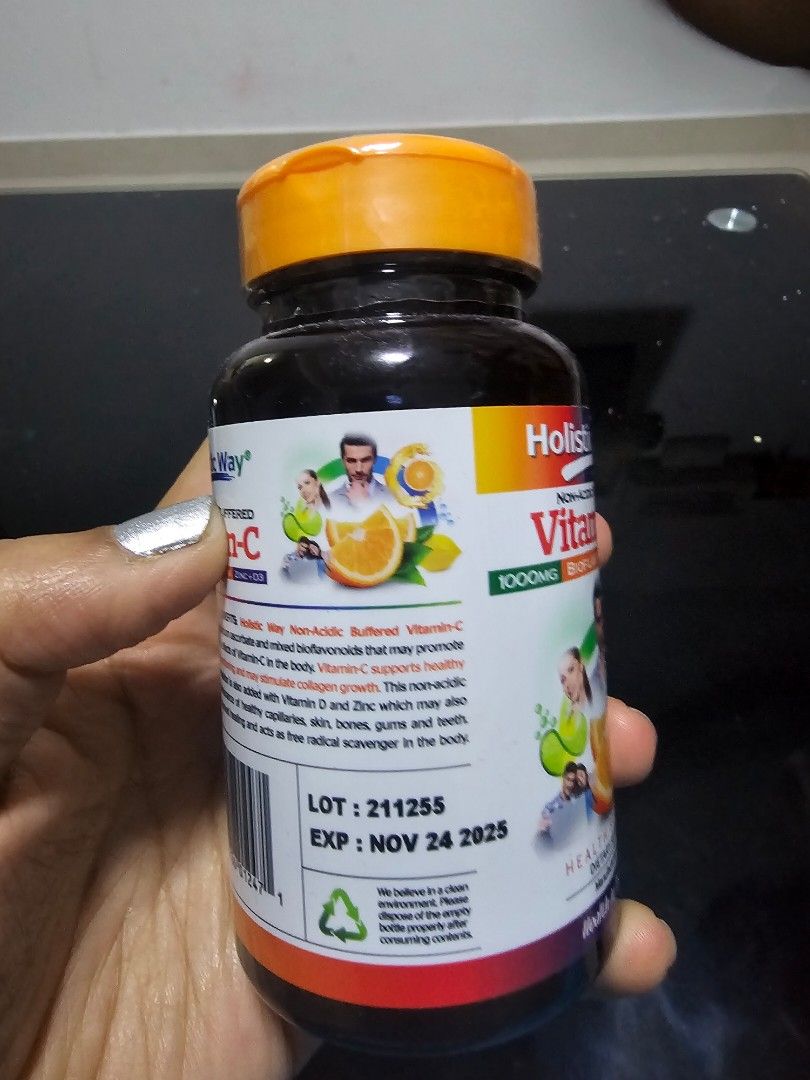 Vitamin C cpsules, Health & Nutrition, Health Supplements, Vitamins ...