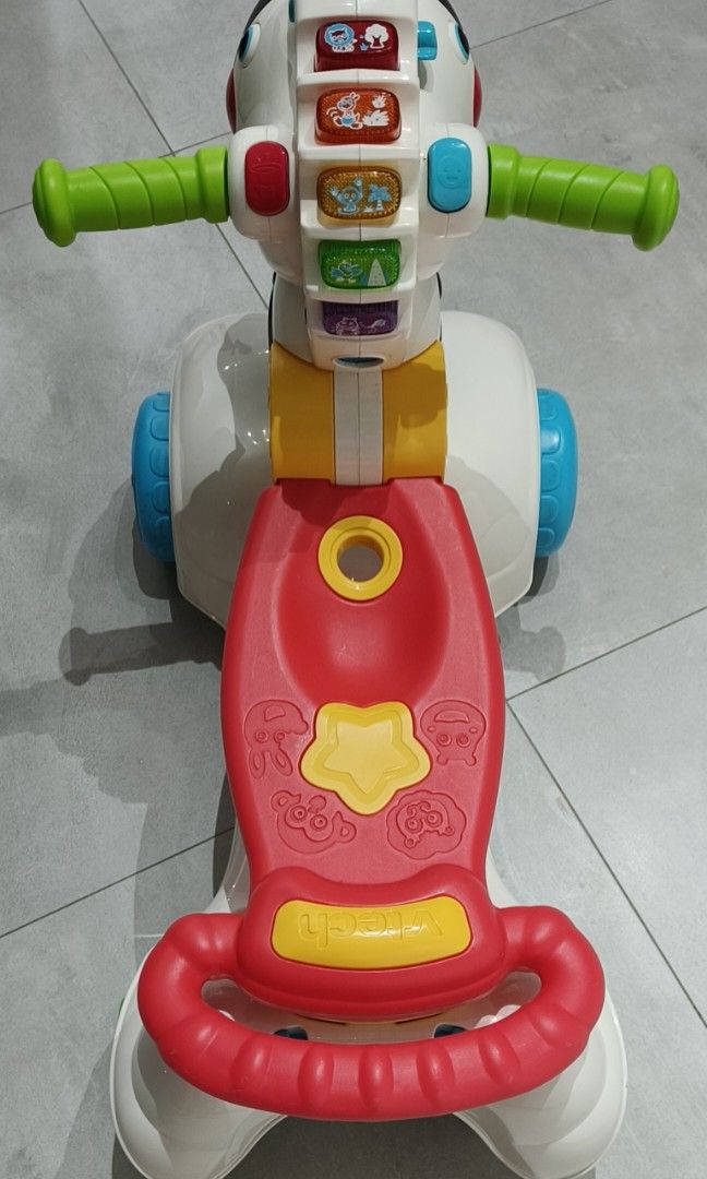 Vtech 3-in-1 zebra scooter, Babies & Kids, Infant Playtime on Carousell
