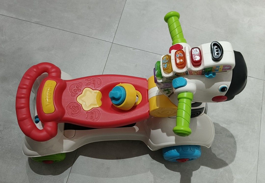 Vtech 3-in-1 zebra scooter, Babies & Kids, Infant Playtime on Carousell