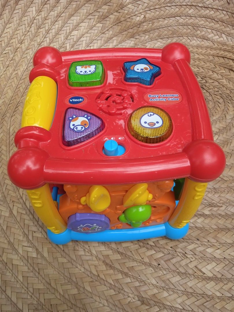 Vtech Busy Learners Cube, Babies & Kids, Infant Playtime on Carousell
