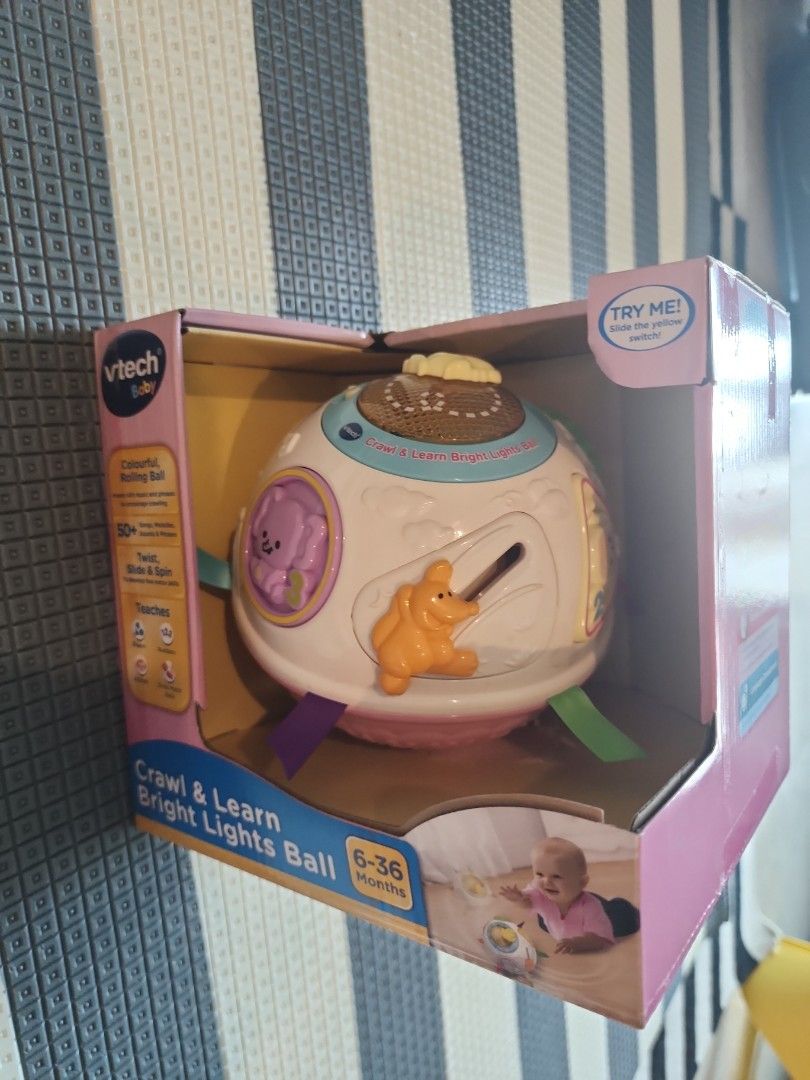 Vtech crawl & learn bright lights ball, Babies & Kids, Infant Playtime ...