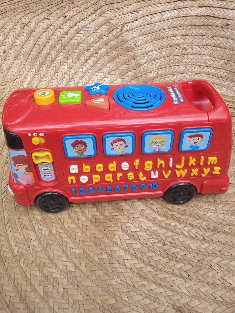 Vtech Playtime Bus with Phonics, Babies & Kids, Infant Playtime on ...