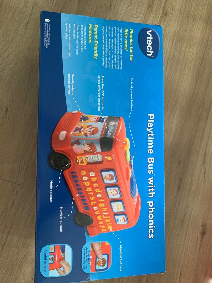 Vtech playtime phonics bus, Babies & Kids, Infant Playtime on Carousell