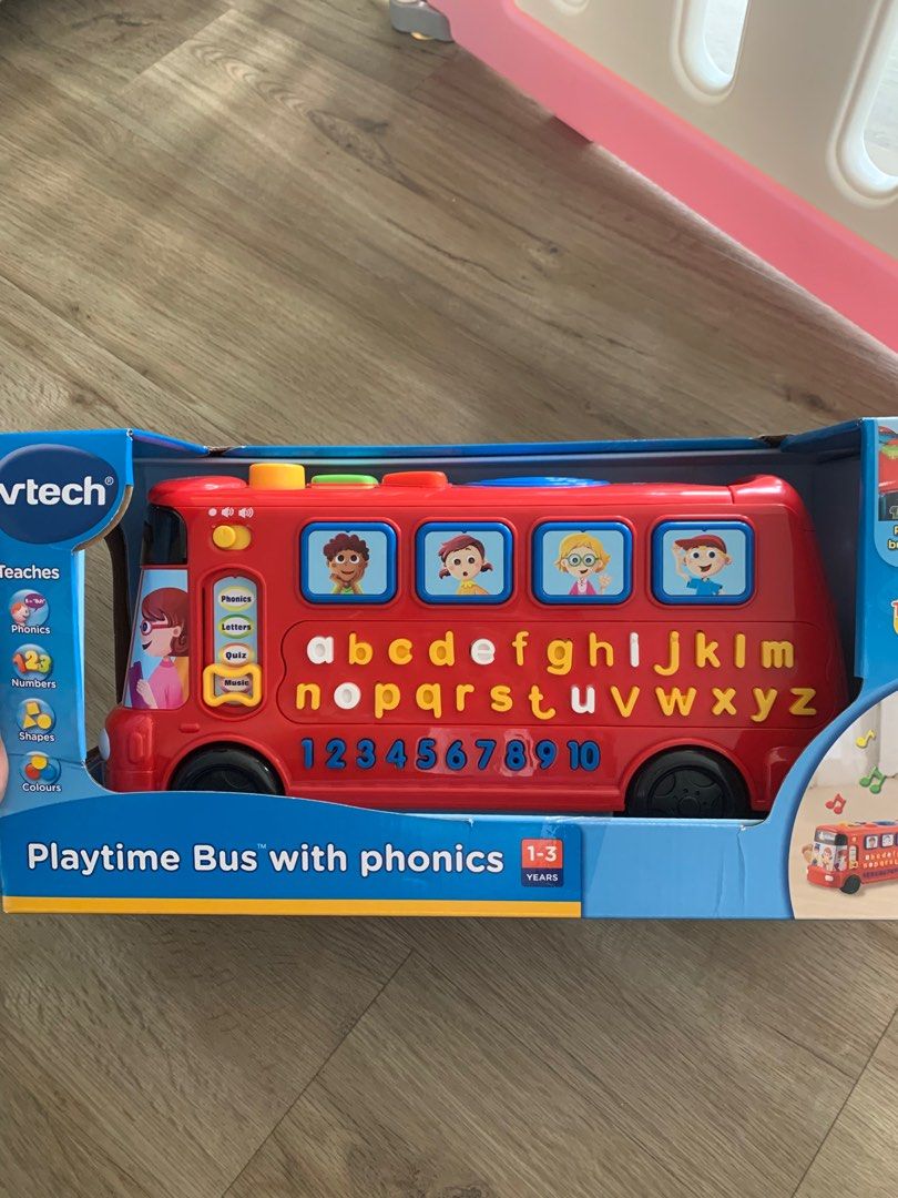 Vtech playtime phonics bus, Babies & Kids, Infant Playtime on Carousell