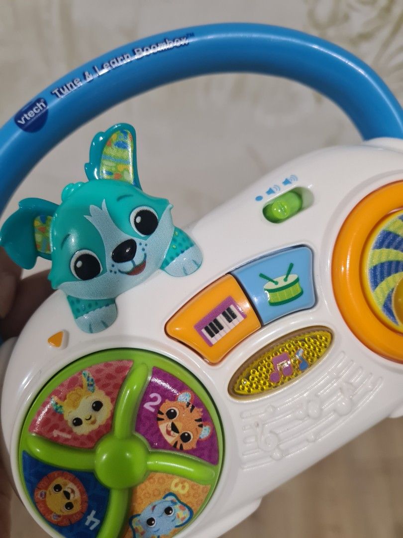 VTECH Tune & Learn Boombox, Bayi & Anak, Mainan & Baby Walker di Carousell