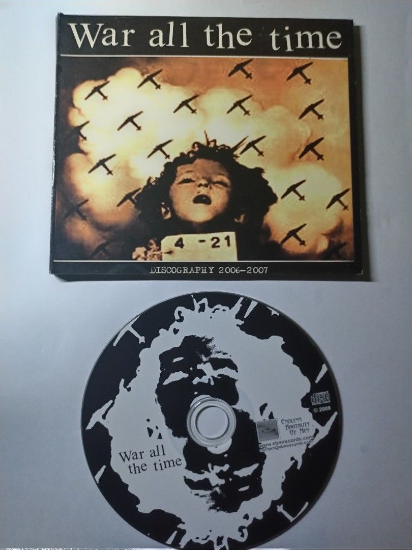 WAR ALL THE TIME "Discography 2006-2007" CD, Hobbies & Toys, Music ...