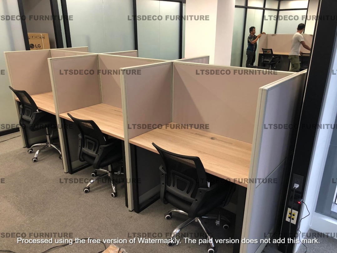 WORKSTATION TABLE BPO TYPE FURNITURE OFFICE PARTITIONS, Furniture ...