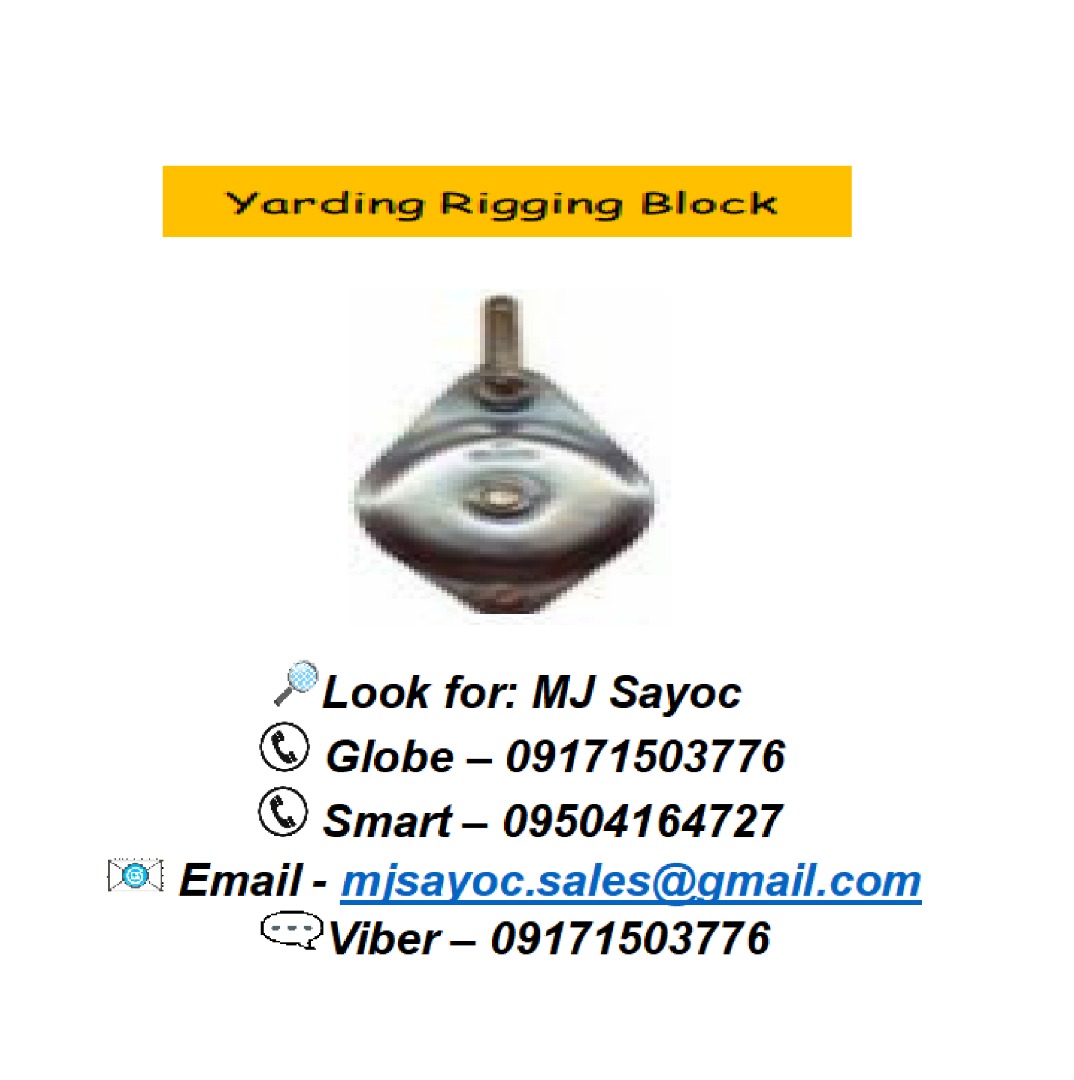 Yarding Rigging Block, Commercial & Industrial, Construction Tools ...