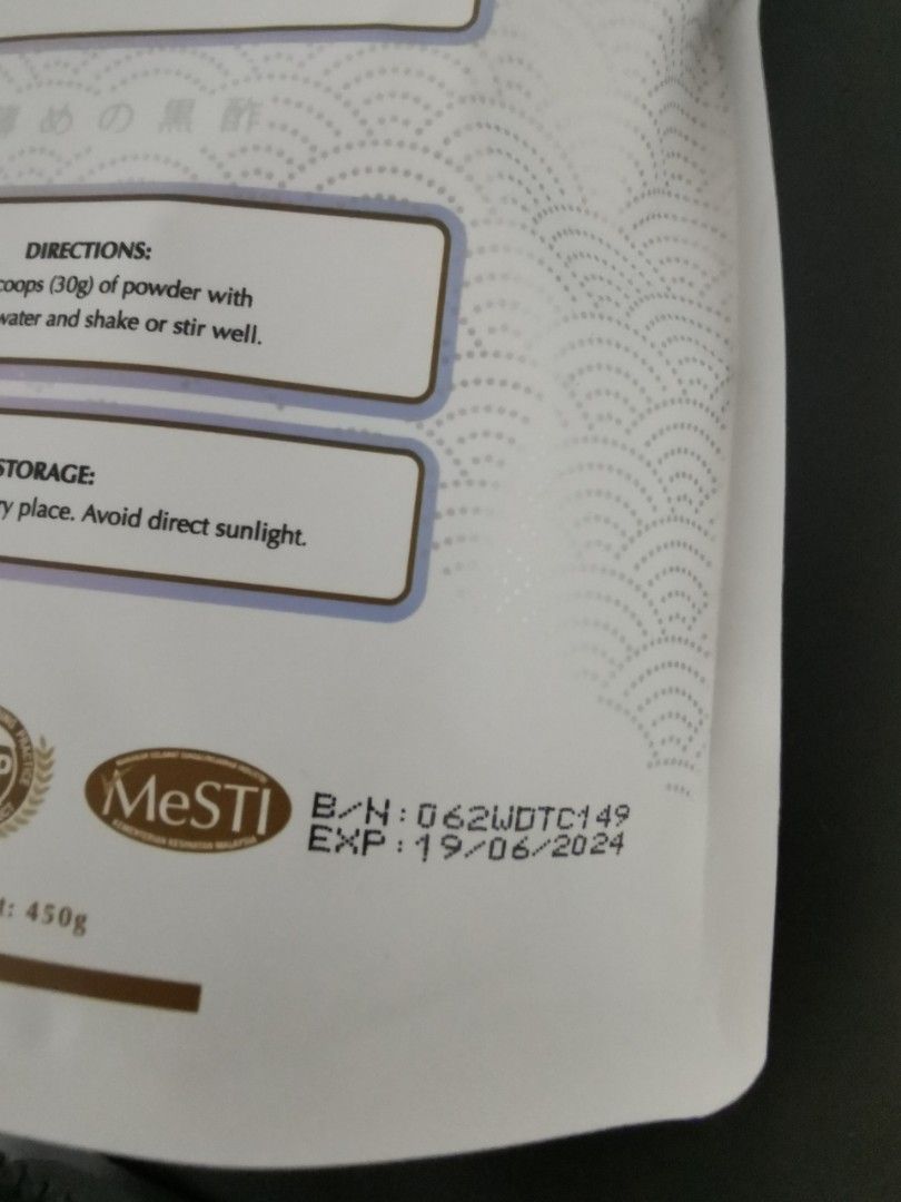 Zenso Kuro Daitto Chocolate, Health & Nutrition, Health Supplements ...