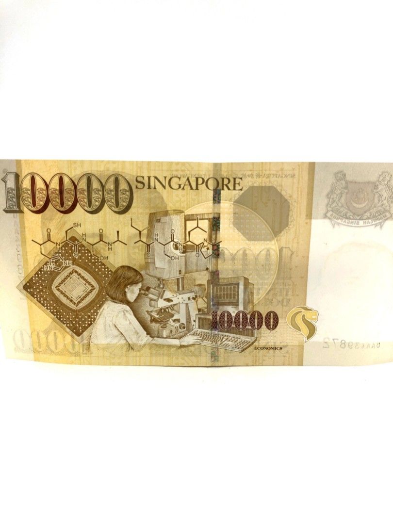 $10000 SGD Portrait Series Currency Note New Condition, Hobbies & Toys ...