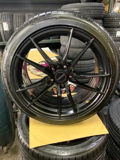 17 INCH RSW RIMS & TYRES SET (215/55/R17), Car Accessories, Tyres ...