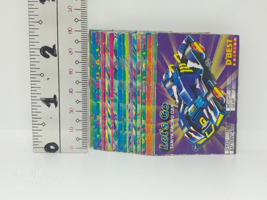 1990s Lets Go Tamiya Racing Car D'Best Edition Half Size Teks (29pcs ...
