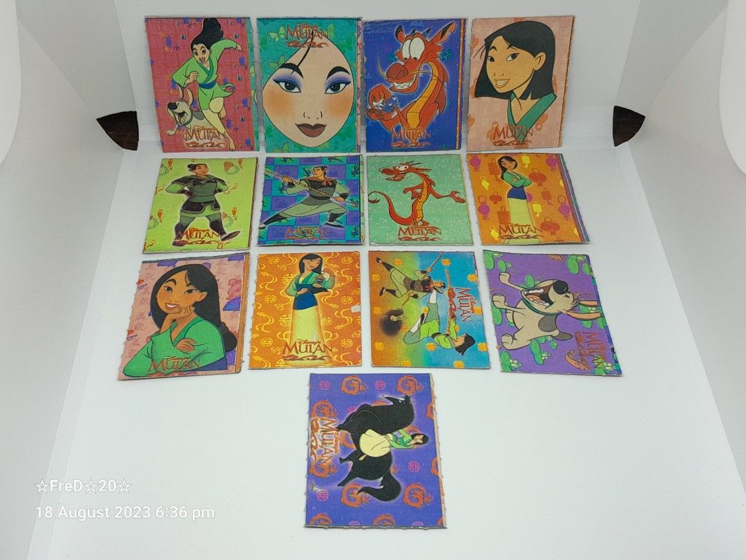 1990s Mulan Half Size Teks (13pcs), Hobbies & Toys, Memorabilia ...