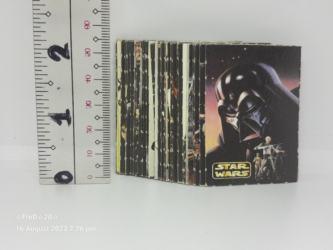 1990s Star Wars Half Size Teks (Complete 36/36pcs), Hobbies & Toys ...