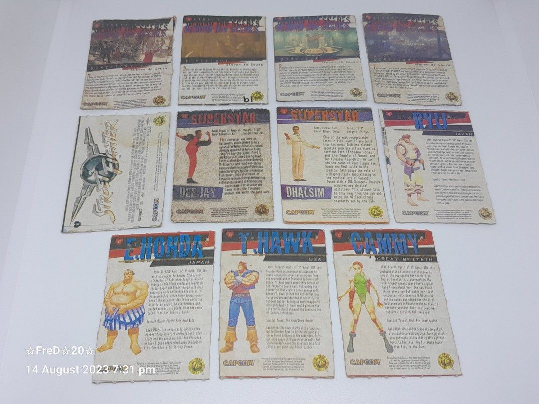 1990s Street Fighter Half Size Teks (23pcs), Hobbies & Toys ...