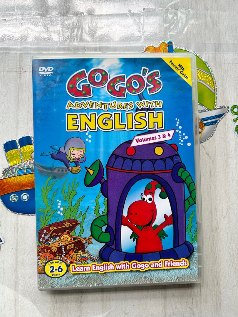 GoGo’s Adventure. Preschool English dvd, Hobbies & Toys, Music & Media, CDs & DVDs on Carousell