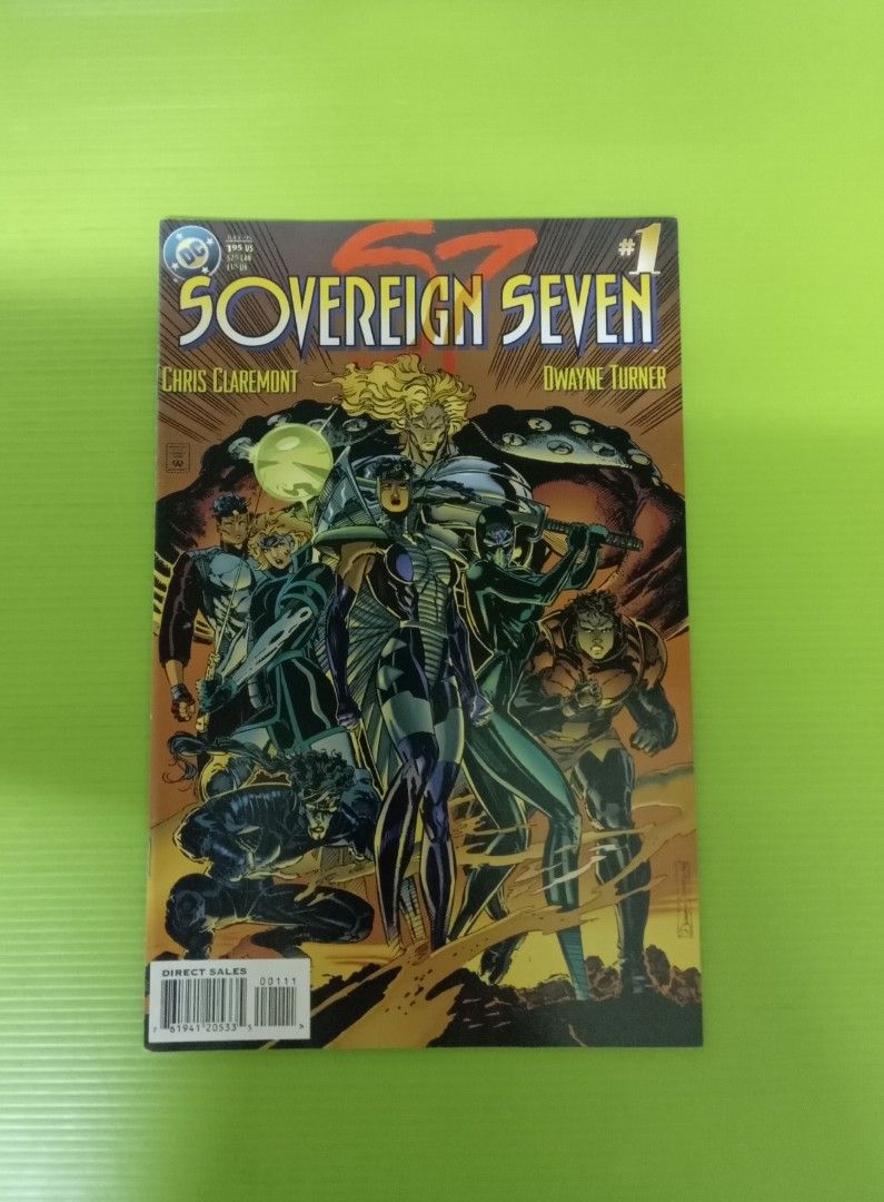 1st team app Sovereign Seven ! Sovereign Seven #1 ( Dwayne Turner - Cover Art ) DC Comics ...