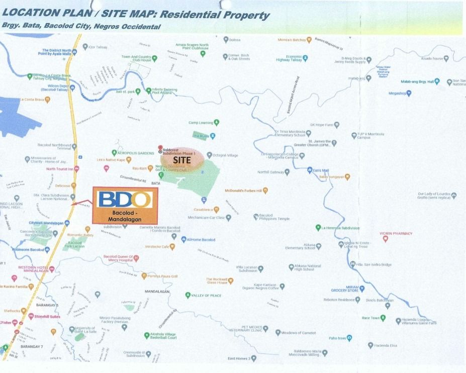 220 sqm Remata ng Bangko House & Lot City Goldcrest Subd Bacolod City ...
