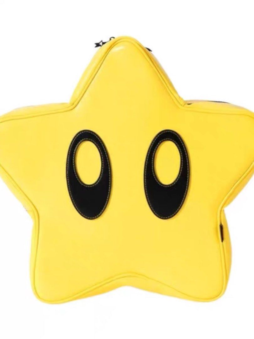 #2280 tumblr basic ulzzang yellow star super mario super star pvc y2k ...