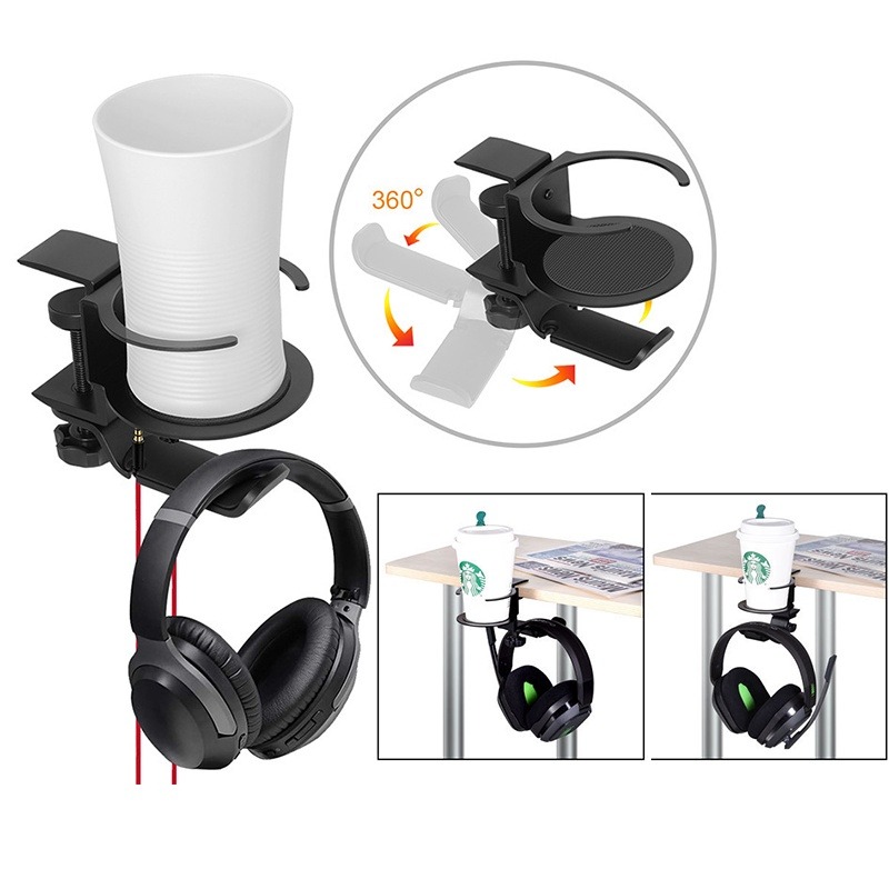 2 in 1 headsets with cup stand, Audio, Headphones & Headsets on Carousell