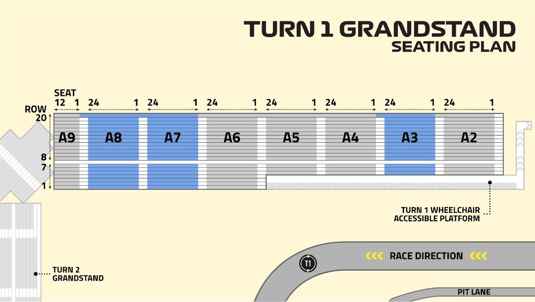 2 x Singapore F1 SUNDAY RACE DAY 17th September - Turn 1 grandstand ...