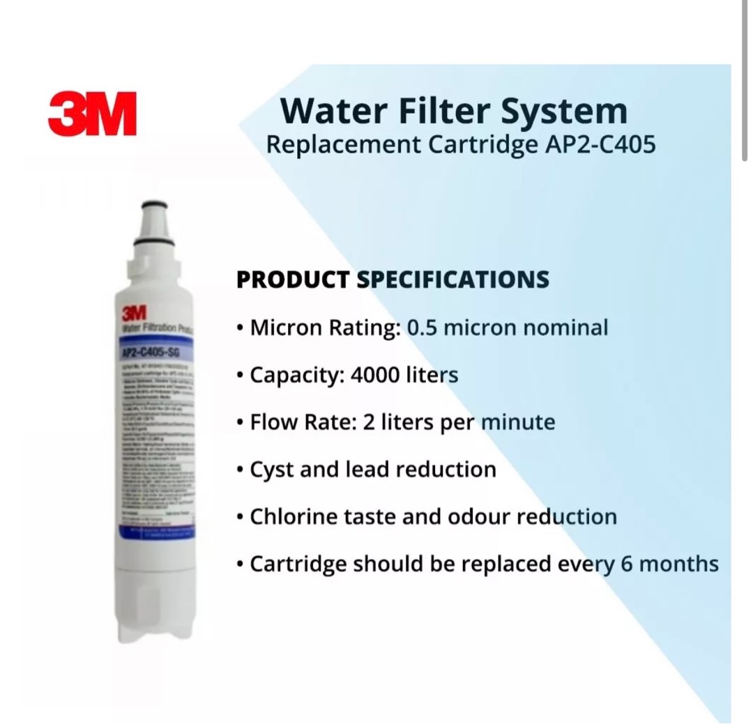 3M HCD-2 Purifier Filter, TV & Home Appliances, Kitchen Appliances ...