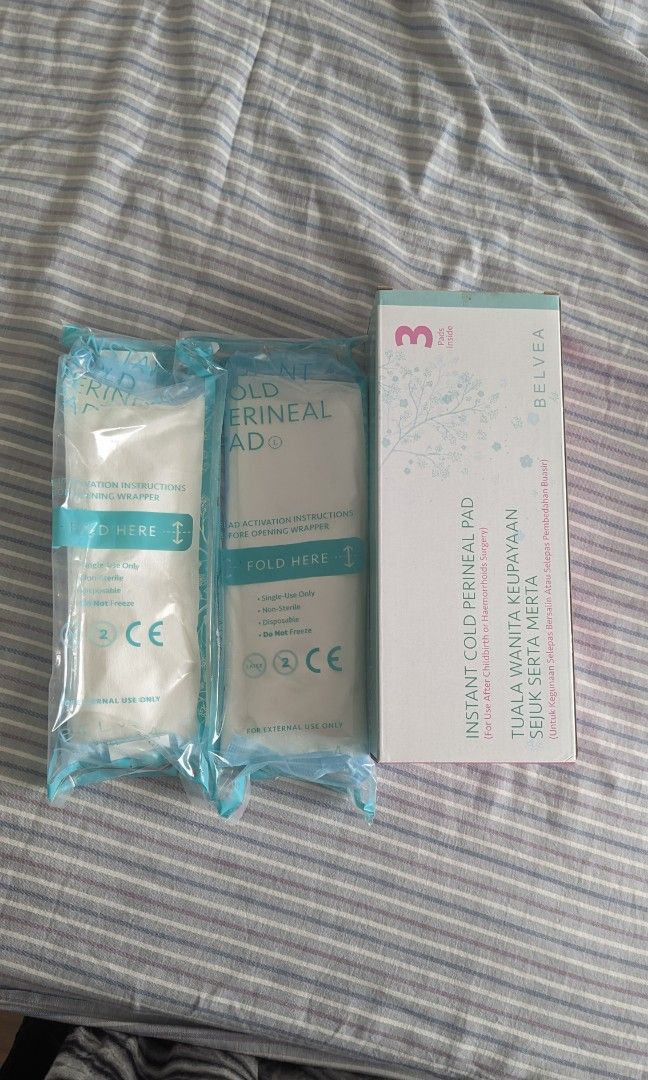 5x Belvea Instant Cold Perineal Pad, Babies & Kids, Maternity Care on ...