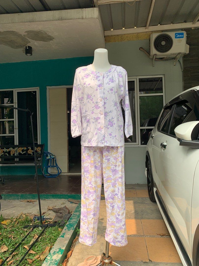 ‼️ ONE SET PIYAMA GEMESS PREMIUM‼️, Fesyen Wanita, Pakaian Wanita, Gaun ...