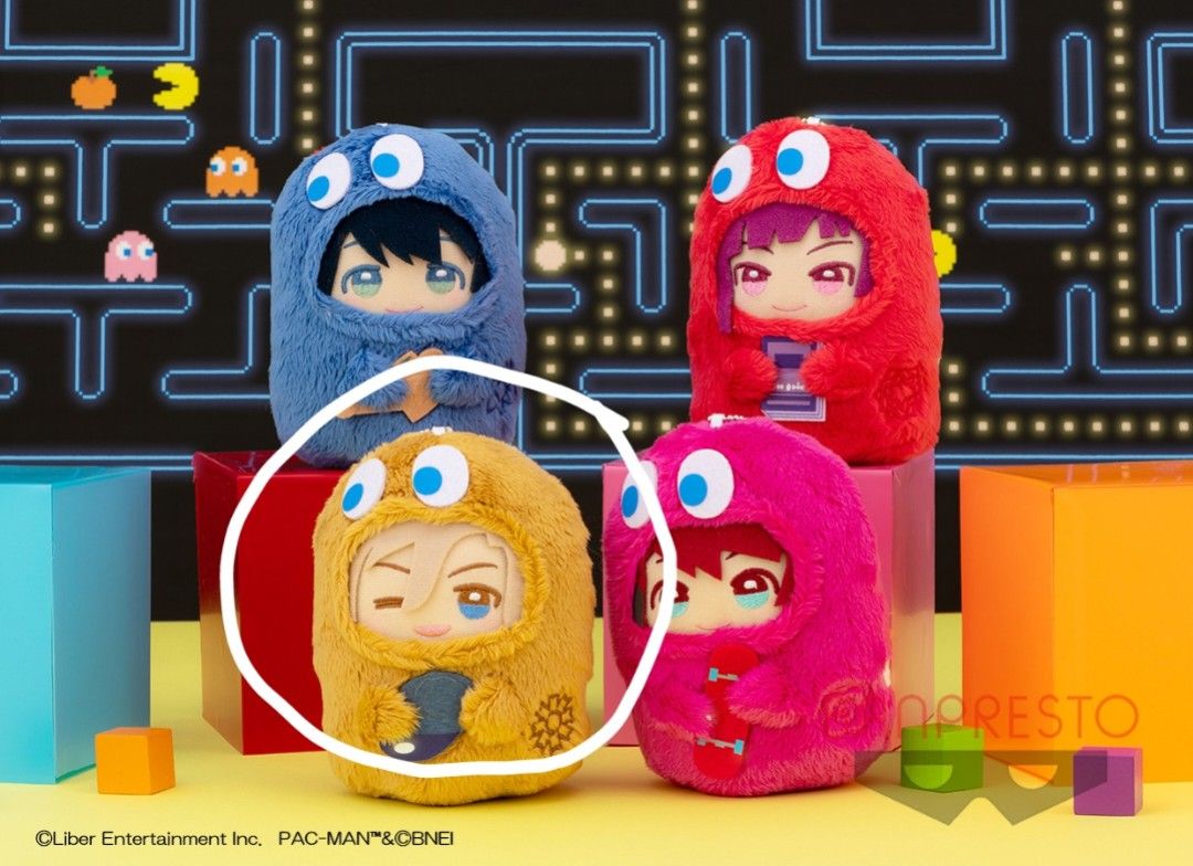 A3 Act Addict Actors x Pacman Collab Plush - Settsu Banri, Hobbies ...