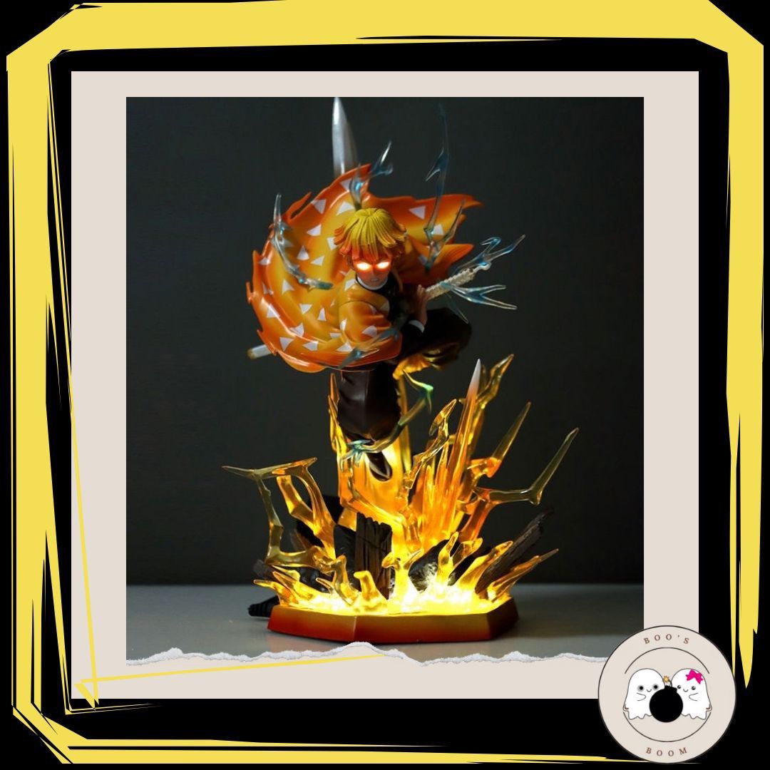 AGATSUMA ZENITSU LIGHT UP COPY RESIN GK FIGURE, Hobbies & Toys, Toys ...