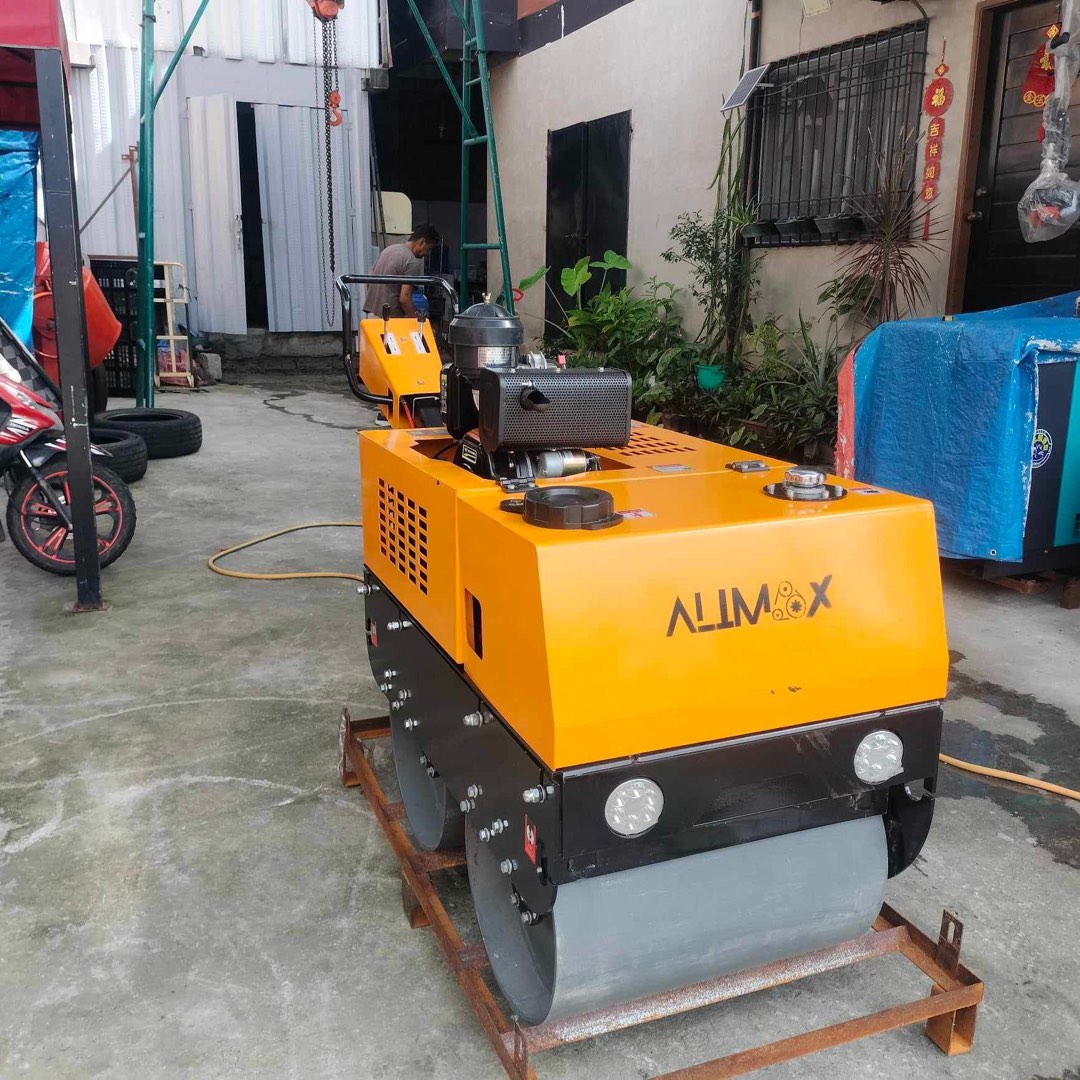 Alimax Walk Behind Vibratory Road Roller Electric Start Diesel Engine ...