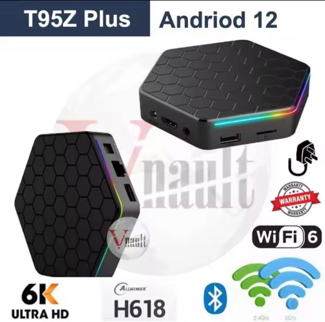Almost New Android 12 TV Box T95Z Plus 4G 64gb, TV & Home Appliances ...