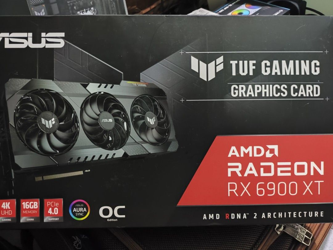 asus tuf gaming oc edition amd radeon 6900xt, Computers & Tech, Parts ...