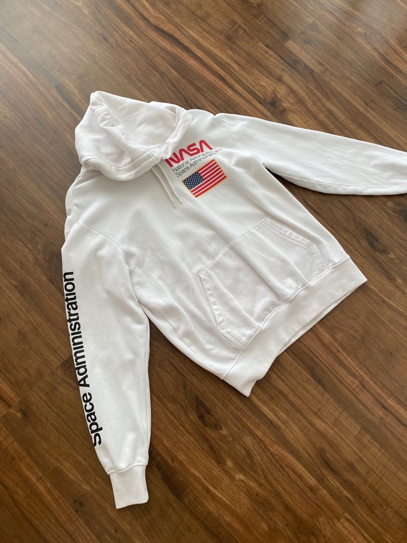 AUTHENTIC H&M NASA HOODIE, Men's Fashion, Tops & Sets, Hoodies on Carousell
