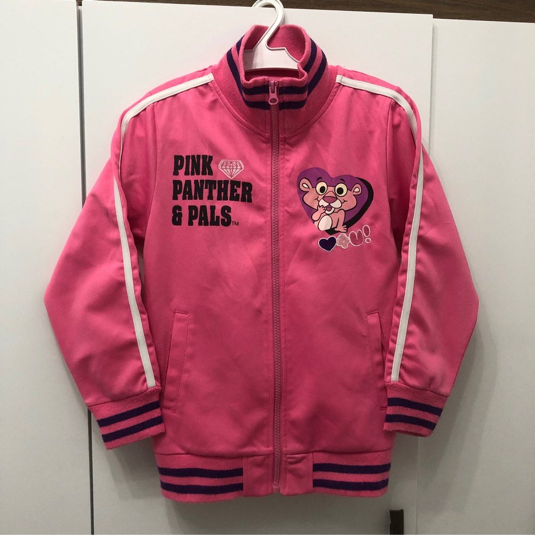 authentic pink panther & pals japan - pink y2k long sleeves zip up ...