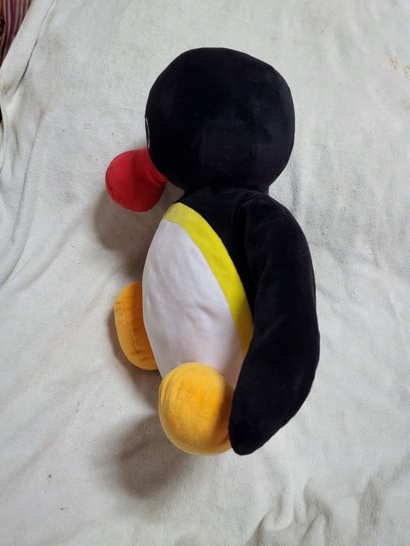 Authentic Rare Large (Big) Mattel Taito Pygos Pingu the Penguin Plush ...