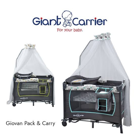 Baby Crib Giant Carrier Giovan Pack and Carry, Babies & Kids, Baby ...