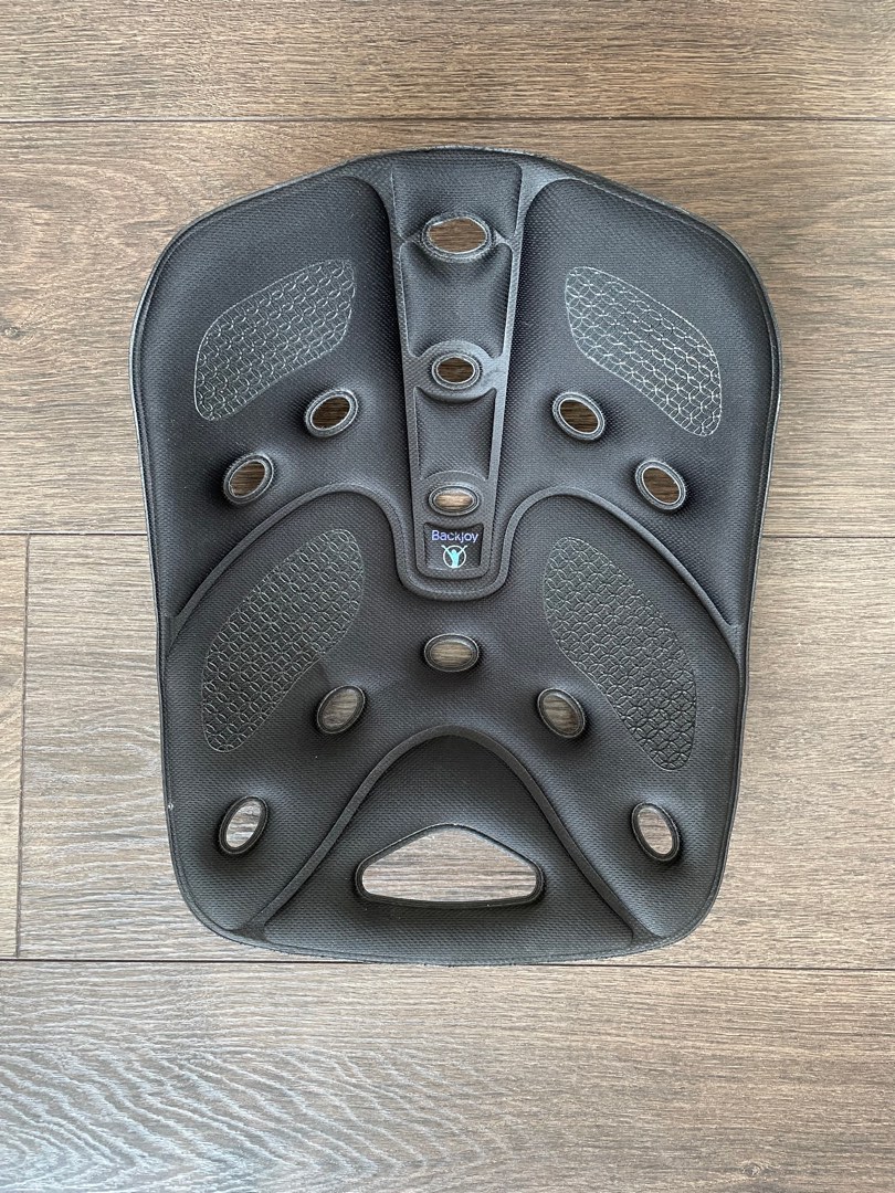 Backjoy SitSmart Traction Posture Seat Cushion (Black), Furniture & Home Living, Home ...