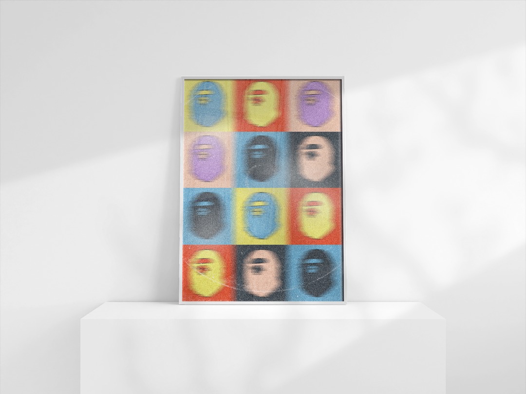 BAPE POP ART WALL DECOR STREETWEAR POSTER CANVAS, Furniture & Home ...