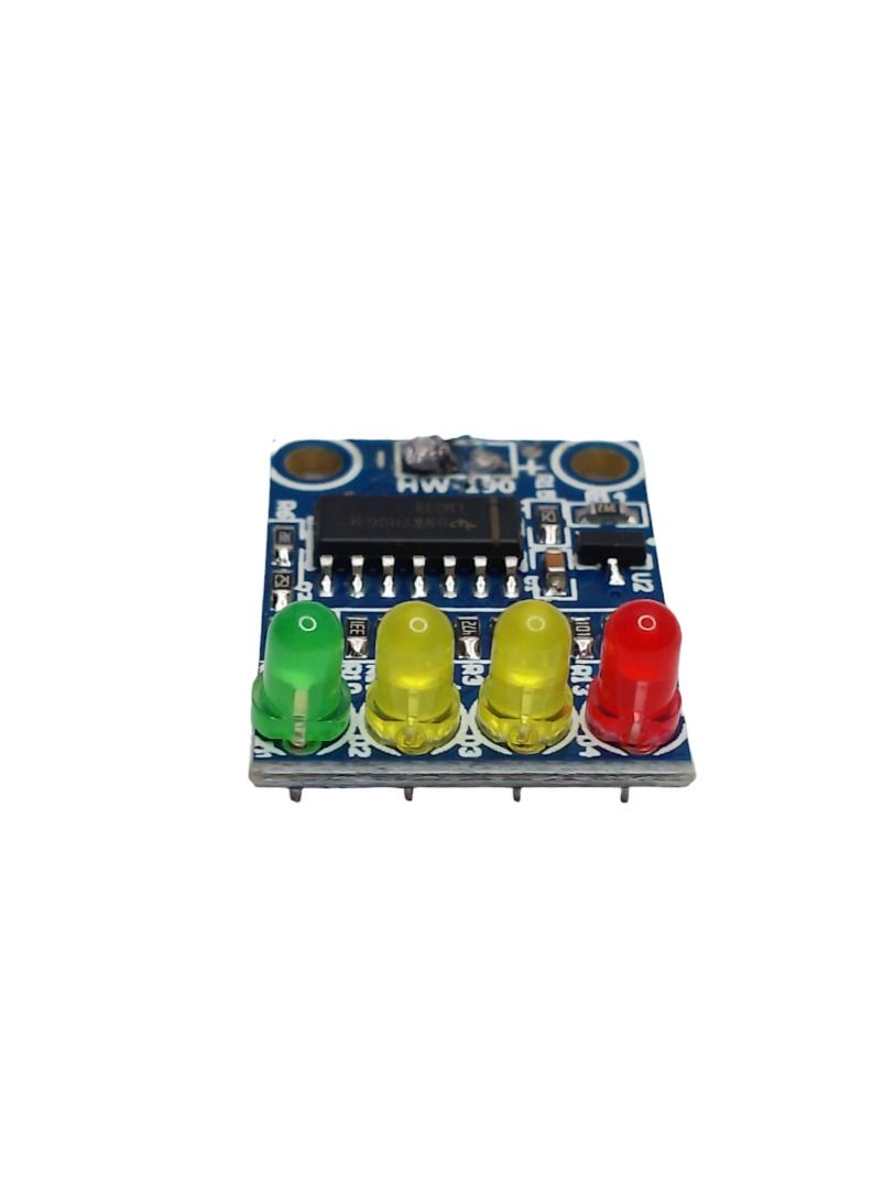 BATTERY LEVEL INDICATOR MODULE 12V XD-82B, 4-LED LIGHTS INDICATORS ...