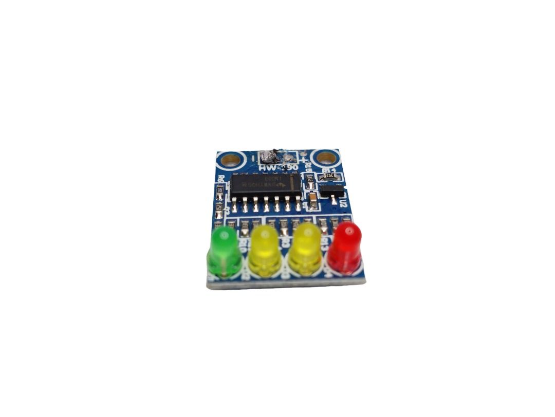 BATTERY LEVEL INDICATOR MODULE 12V XD-82B, 4-LED LIGHTS INDICATORS ...